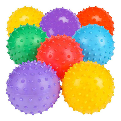Generic Set X10 Inflatable Spiked Balls Rehabilitation 10cm