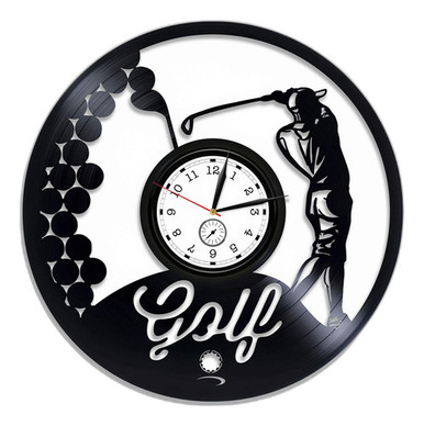 Kovides Golf Vinyl Clock - Golf Wall Clock