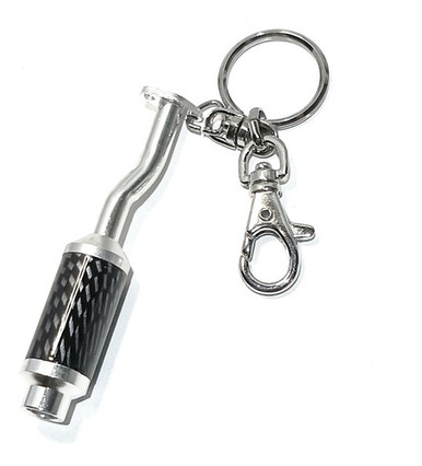 Nico High-Quality Metal Motorcycle Car Exhaust Pipe Keychain Souvenir
