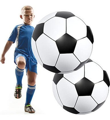 Lewtemi Giant Inflatable Soccer Ball - 27 Inches