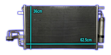 Leo Radiadores Air Conditioning Radiator for Kia Sportage 2.7