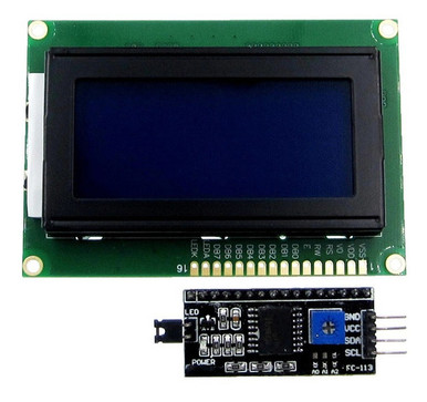 Generic 10 X Display LCD 16x4 1604 with Blue Backlight and I2C Module