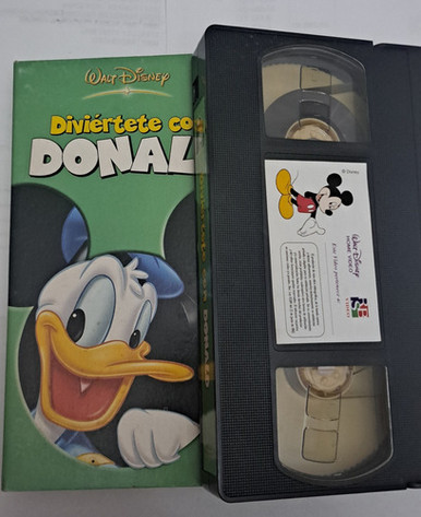 Walt Disney Fun with Donald VHS Video