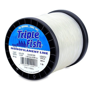 Triple Fish Mono Line, 150 Lb Test (.051 In)