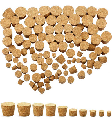 Jetec Assorted Cork Stoppers, 10 Sizes for Wine Bottles