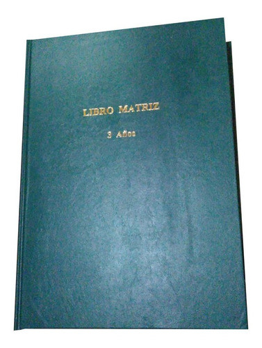 Librosdedatos Libro Matriz (3 Años) 15 Materias