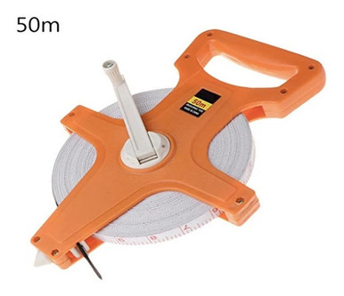 Garageimpo Fiberglass Surveying Measuring Tape 50 Meters