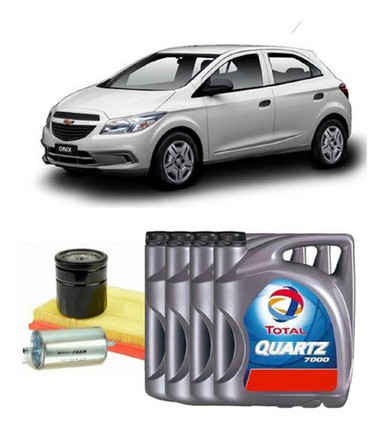 Chevrolet Onix Prisma Oil and Filter Change Total 10w40