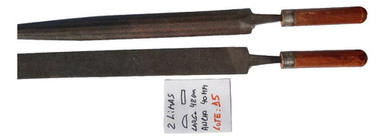 Generic Long Flat and Half-Round File Set - 42 cm