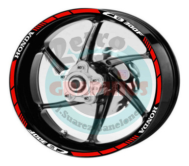 Honda Cb300f Wheel Stickers
