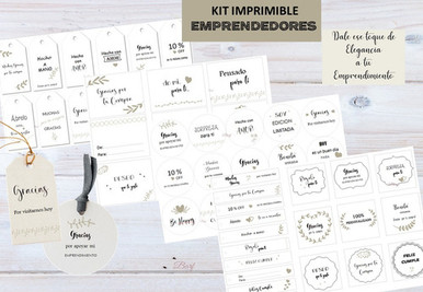 Barf Design Printable Kit for Entrepreneurs