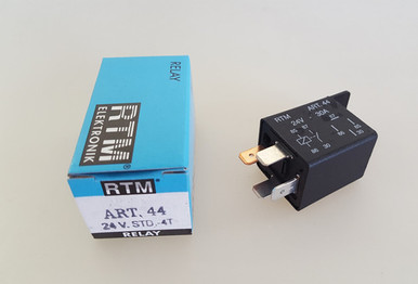 RTM Universal Mini Relay 24V 4 Terminals with Support