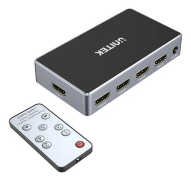 Unitek HDMI Switch 4K 5 Ports Control 5 Inputs, 1 Output
