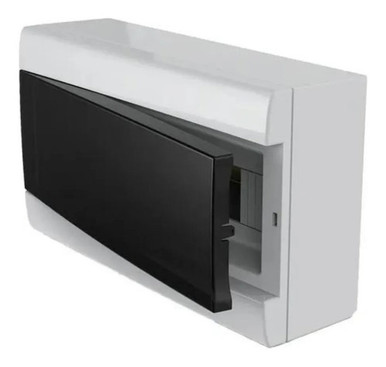 Genrod 16 Poles DIN Overhead Box White with Fume Door