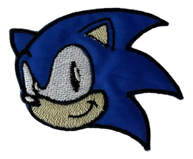 Mermil Sonic Iron-On Embroidered Patch
