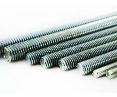 Generic Zinc Coated Threaded Rod 1/4" x 1 Meter x 38 Units