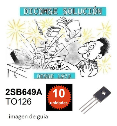 Dicomse Transistor 2SB649 2SB649A Pack of 10 Units