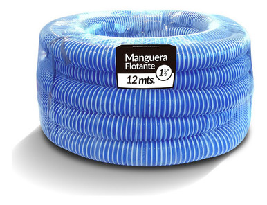 Vulcano Floating Hose 1½ with Terminals Crystal 10 M