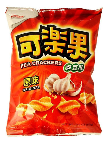 Pea Crackers - Snack De Arvejas - Original Flavor 57 Grams