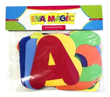 Eva Magic Giant Foam Letters Set - 26 Units EV4501