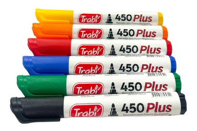 Trabi Rechargeable Markers 450 Whiteboard X 6 Colors