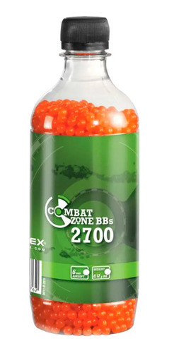 Umarex Orange Plastic BB's 6mm - 2700pcs