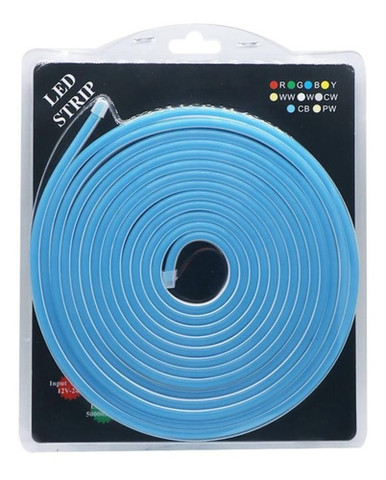 NDL Neon LED Roll 5 Mts Celeste / Ice Blue - 12V Exterior 9.6W