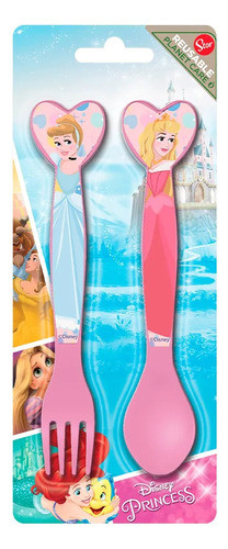 Wabro Disney Princesses Kids Cutlery Set Spoon and Fork