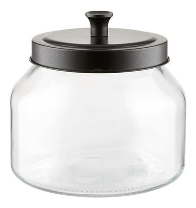 Frasco Contenedor Vidrio Con Tapa Metal S M4 - Sheshu Home
