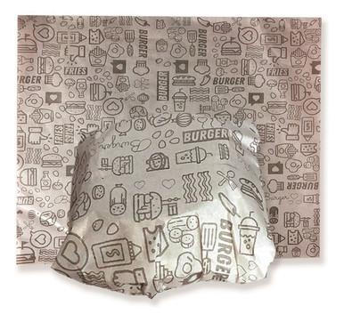 Pluma Paper Acoplado - Burger, Snacks 36x45 with 1000 Units