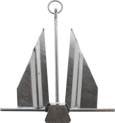 MAJO Danforth Anchor #13 - For 5.7m to 6.4m Lightweight Vessels