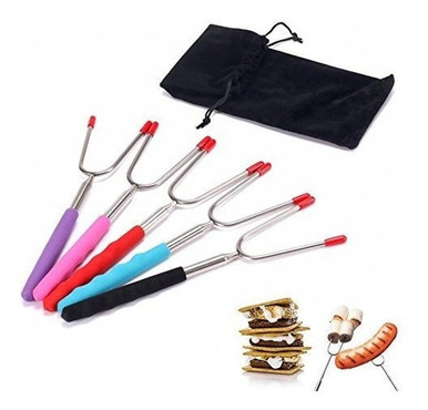 MOTTA IMPORTACIONES Set of 5 Premium Marshmallow Roasting Sticks