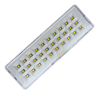 Foxlux LED Emergency Light 15x5cm Bivolt Kit 10 Units