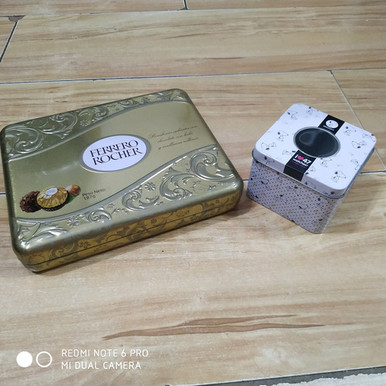 Ferrero Rocher And 47 Street Empty Tin Box Lot