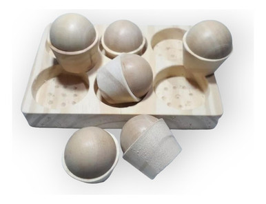 Micaela Crochet Wooden Muffin Food Toy Set of 6