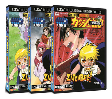 Kintoun Animes Zatch Bell! Complete Series on DVD + 2 Movies