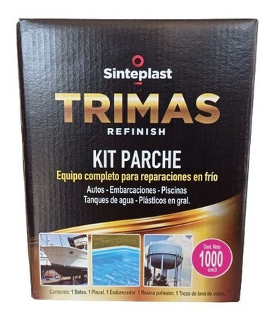 Trimas Tri+mas Kit Parche Fibra De Vidrio 500cm3