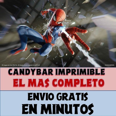 EDITABLES Printable Spider-Man Candy Bar Kit - The Most Complete