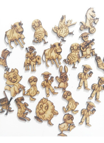 35 Farm Animal Characters MDF Souvenirs