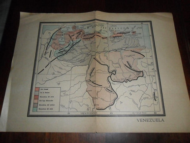 Floreal Rossi Antique Map of Venezuela
