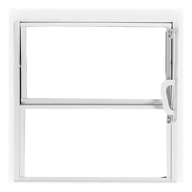 MGM Aluminum Casement Window 40x100cm with 1 Hinge and Mini Boreal Soft ...