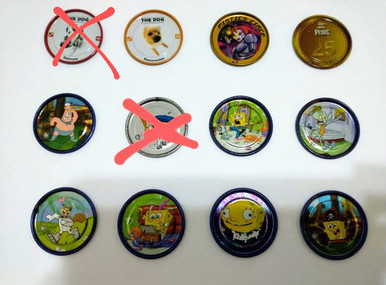 Viacom Tazos Bob Esponja, The Dog & Others