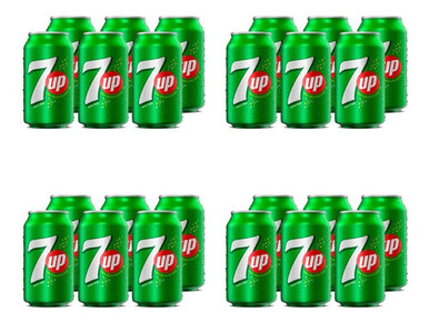 Seven Up Lata 354ml Original Pack X24 Zetta Bebidas