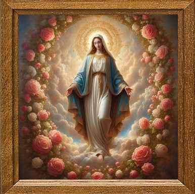 Marmath Digital Designs Virgen María Art Piece V2 50x50 Unique Piece