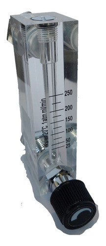 Flowtech Rotameter Flow Meter Acrylic 250ml/min Water