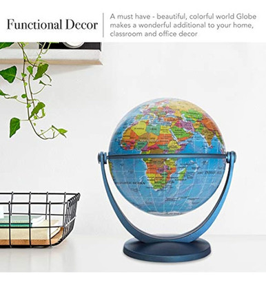 Waypoint Geographic Geoglobe 4" Blue Oceans Educational Globe