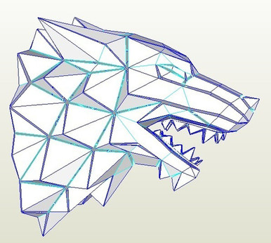 Stark Wolf Banner Plans (Game of Thrones)