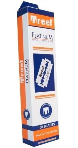 Treet Platinum Razor Blades Kit X20 Barber Blades X 10 Units