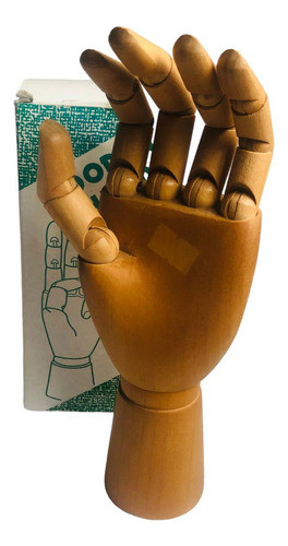 Wood Mano Articulada De Madera 20cm Modelo Arte Outlet Oferta