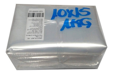 Antunes Transparent Plastic Bag 10x15 Esp.0.06 Pct.c/5kgs Pe